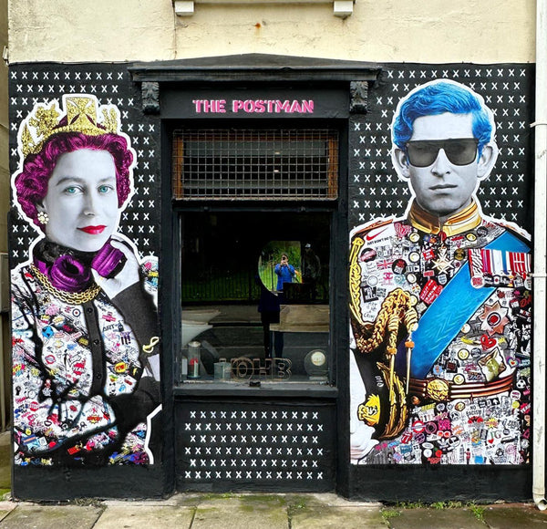 King's Coronation Mural - May 2023 - The Postman Art