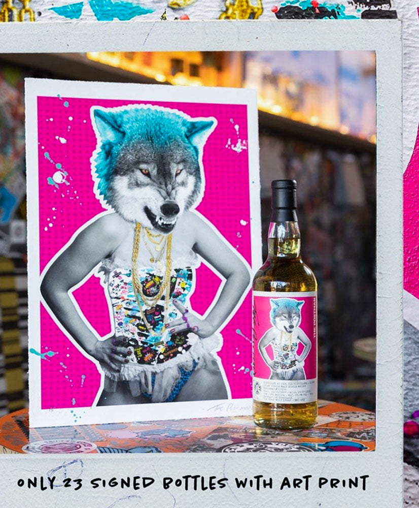 Whiskey - ltd edition - Cut Your Wolf Loose - Oct 22 - The Postman Art