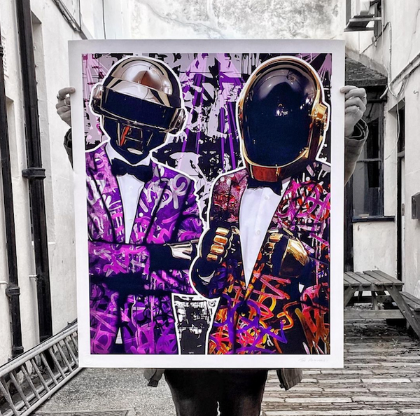 Edition of 25 Daft Punk prints - Tribute Print Launch | The Postman Art