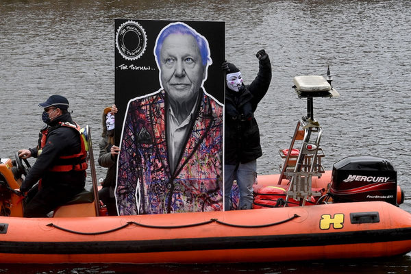 York Rescue Boat Stunt as a statement on Climate Change | The Postman Art