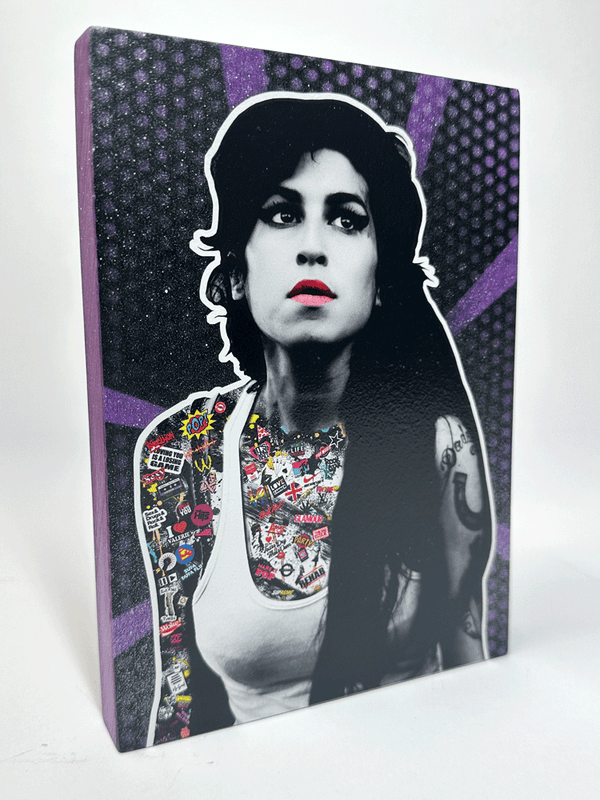 Amy (XS) X-Small Original 2025 - Original pop art inspired wood canvas ...