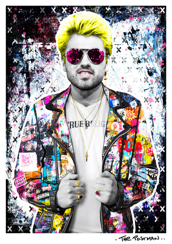 George Michael (Print) 2025 - by THE POSTMAN | Giclee print in Urban ...