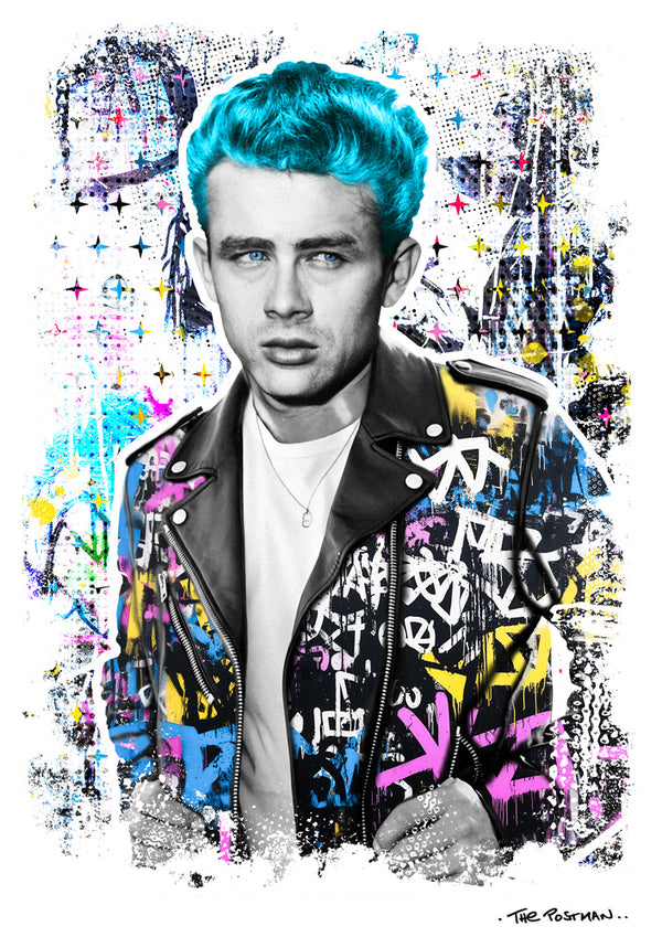 James Dean (Show Print) 2025 - Affordable Signed Print by The Postman ...