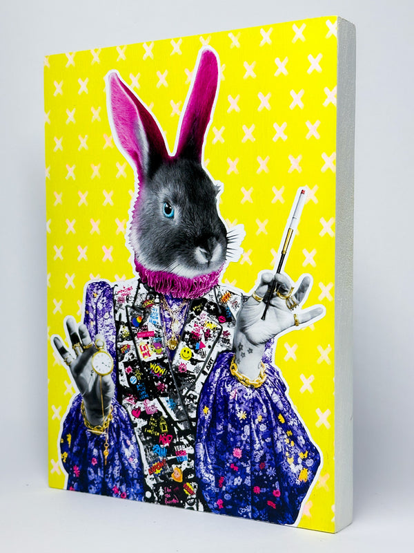White Rabbit (XS) X-Small Original 2025 - Original pop art inspired ...