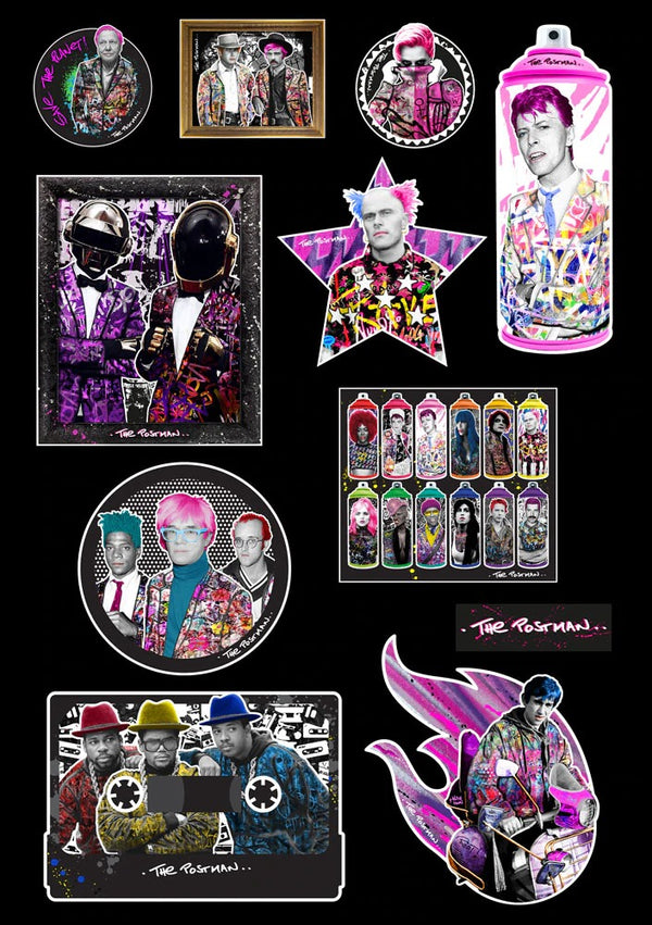 Postman Variety Sticker Pack 2021 by The Postman Art | Modern artwork ...